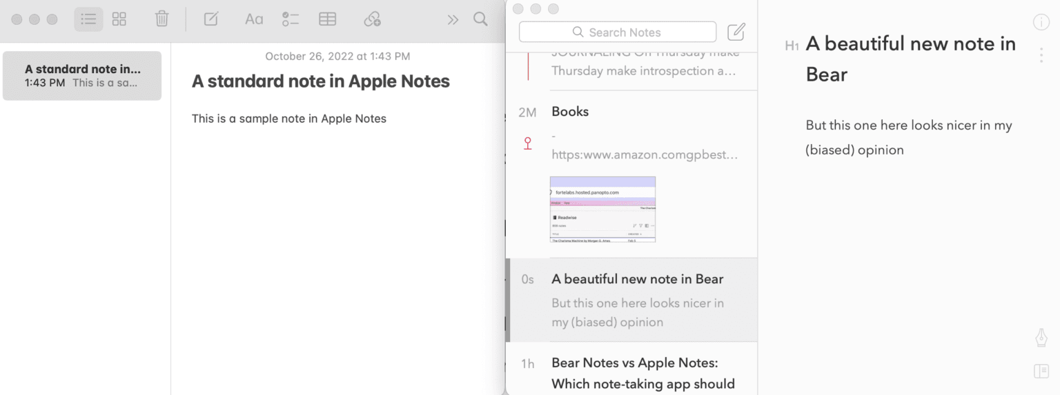 Bear Notes vs. Apple Notes: Which Note-Taking App Should You Choose?